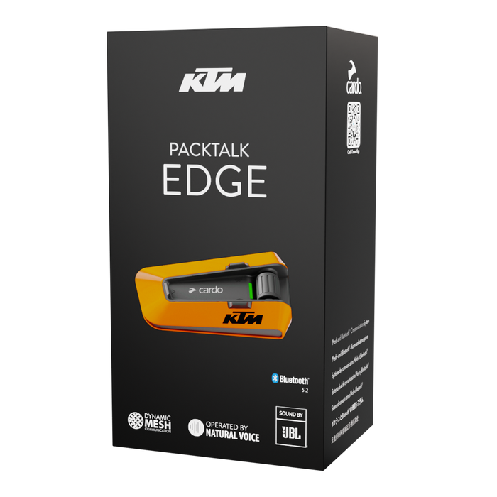 Packtalk Edge + 2nd Helmet Kit Bundle | Cardo Systems