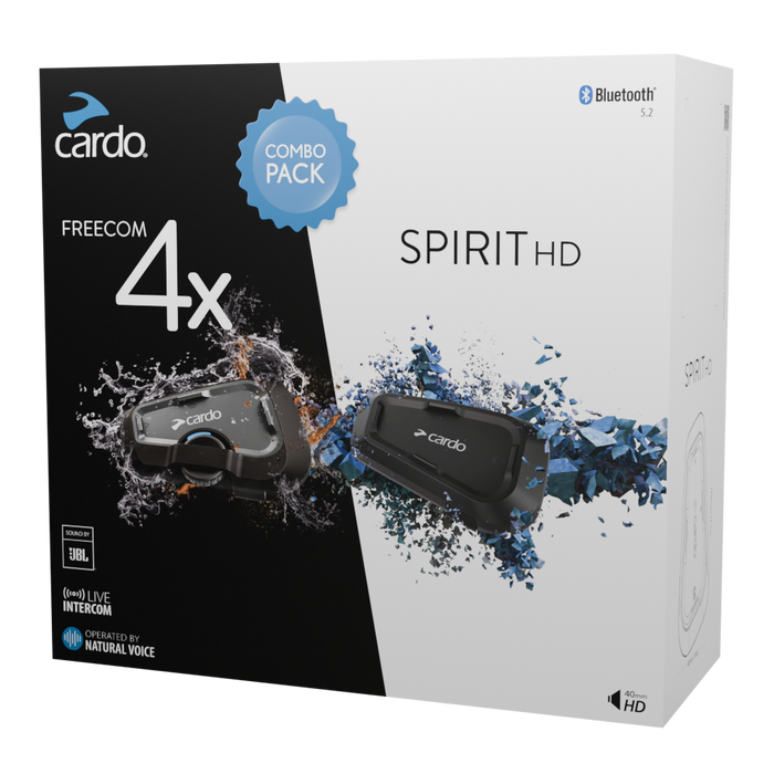 Freecom 4x & Spirit HD Combo Pack | Cardo Systems