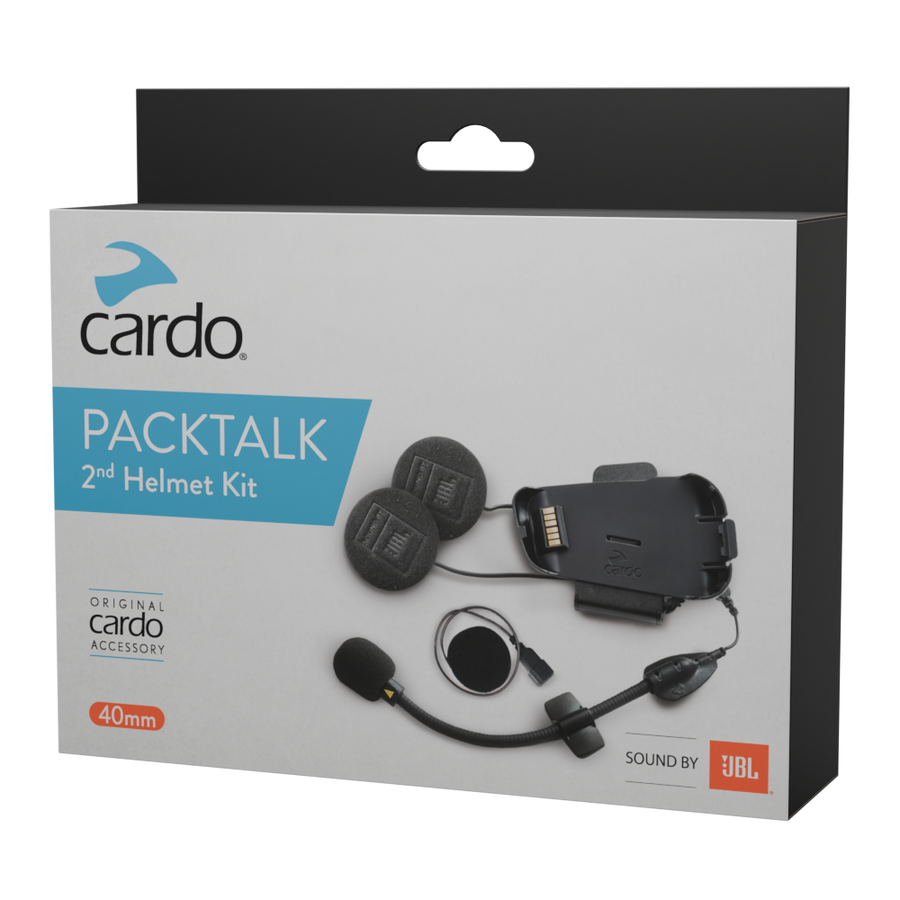 Packtalk 2nd helmet kit with Sound by JBL | Cardo Systems